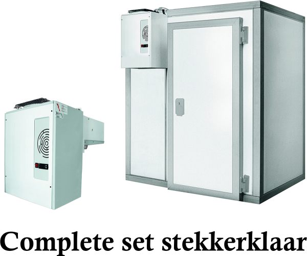 Koelcel 136x136x220cm Met Wand Motor 4.7-6.5 m3 | 7469.1000+7469.1125 ...